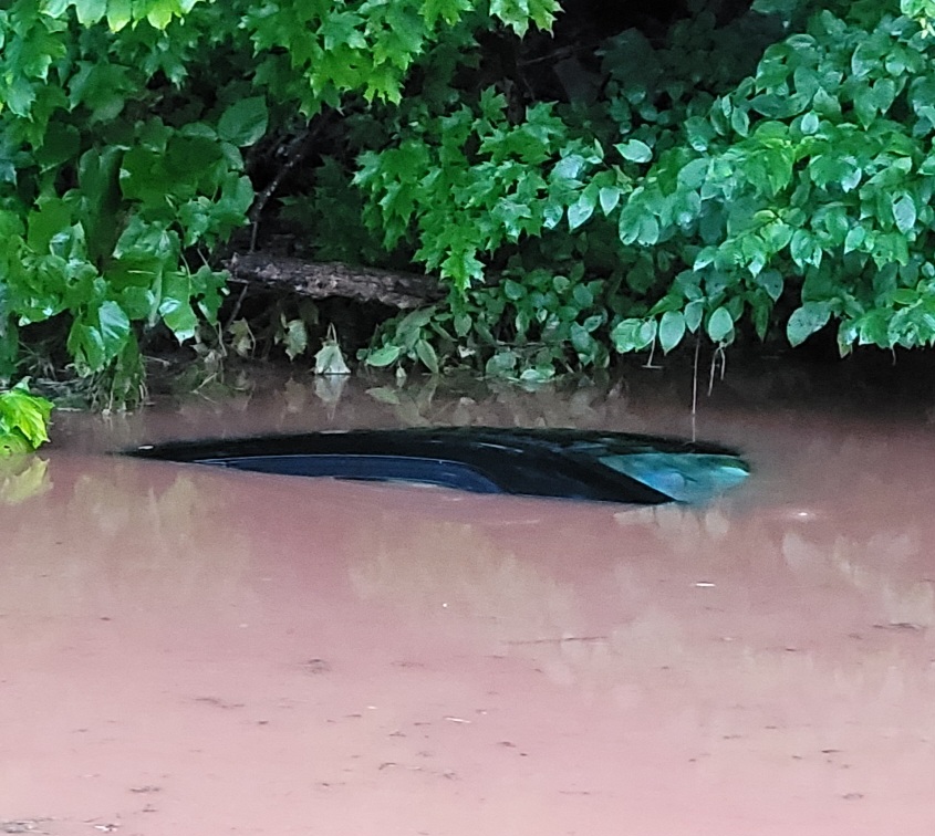 Motorist escapes vehicle after driving into a flooded Route 220 near ...